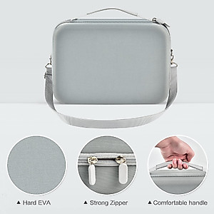 Case Compatible with Apple 2023 Mac Mini M2/ Mac Mini M1 & Mac Mini Previous Model Desktop Computer, Electronics Organizer Fits for Keyboard, Magic Mouse and Accessories (Box Only)-Gray
