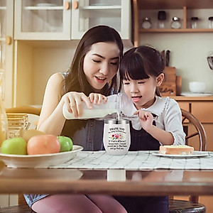 Patelai Thank You For Being My Stepmother, Mom Gifts for Mommy Stepmom on Mother's Day Birthday Christmas, 12 oz Stainless Steel Coffee Mug with Lid Straw Brush Gift Box (White)