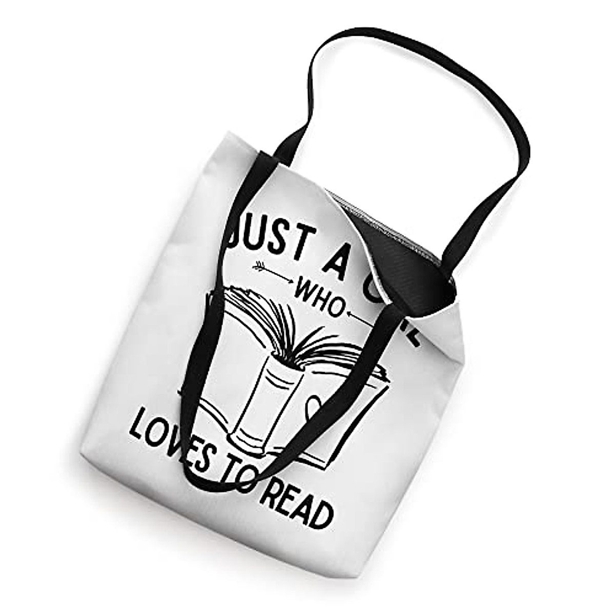 Just A Girl Who Loves To Read Book Lover Nerd Readers Books Tote Bag
