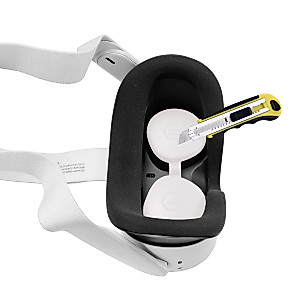 X-super Home Silicone Covers Sets 3pcs for Oculus Quest 2 - Face Cover Mask - Lens Cover Caps - Soft VR Shell Case Protected All Headset Body for Q2 (White)