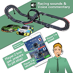 AGM MASTECH Slot car Set with Racing Assistant APP No.ASR-02 1:43 Scale