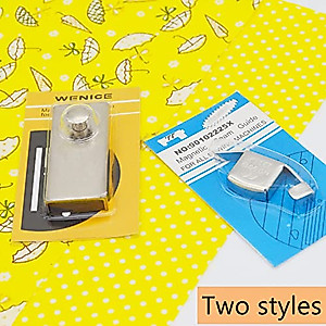 Magnetic Seam Guide for Sewing Machine,WENICE 2 Pieces Sewing Machine Accessories of Guide Magnets