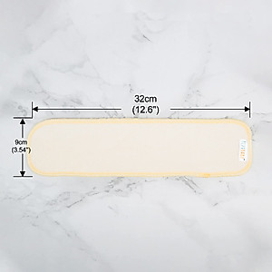 ALVABABY 12PCS Newborn Cloth Diaper Insert,Less Than 12pounds 3 Layers Cloth Diaper Inserts, Super Soft Inserts,Reusable Cloth Diaper Inserts Overnight 12SX