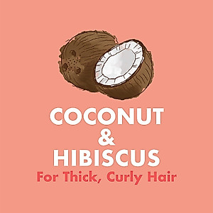 Shea Moisture Kids Coconut & Hibiscus Curling Butter Cream with Shea Butter, Coconut Milk & Oil - Anti-Frizz Hair Care for Kids' Curly Hair (2 Pack - 8 Oz Each)