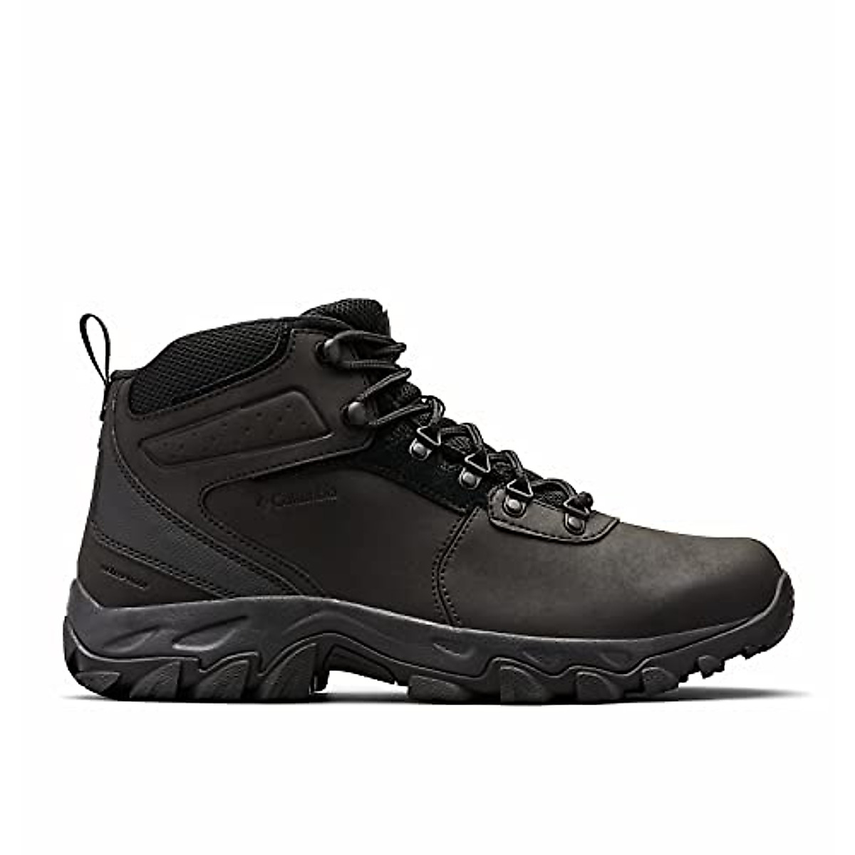 Columbia mens Newton Ridge Plus Ii Waterproof Hiking Boot, Black/Black, 9.5 US