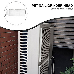 Air Conditioner Cover Cover Outdoor Air Conditioning Sun Shade Protection Silver 125x35cm Useful Tool