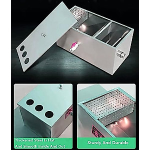 Premium Stainless Steel Grease Trap,Commercial Grease Trap Interceptor, Water Separator For Restaurant Kitchen Under Sink With Removable Filter Basket For Dining Room, Kitchen
