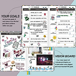 Planner Schedule, Undated Weekly & Daily Life Planner with Time Slots, Time Management Appointment Book Journal for Work & Personal Life (Style 2)