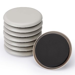 CO-Z Furniture Sliders - 8 Pack, 3 1/2" Reusable Furniture Sliders for Carpet, Heavy-Duty Furniture Gliders Movers for Hardwood Floors, Plastic Moving Pads for Heavy Furniture, Floor Protectors