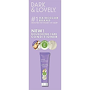 SoftSheen-Carson Dark and Lovely Fade Resist Rich Conditioning Hair Color, Permanent Hair Color, Up To 100 percent Gray Coverage, Brilliant Shine with Argan Oil and Vitamin E, Berry Burgundy