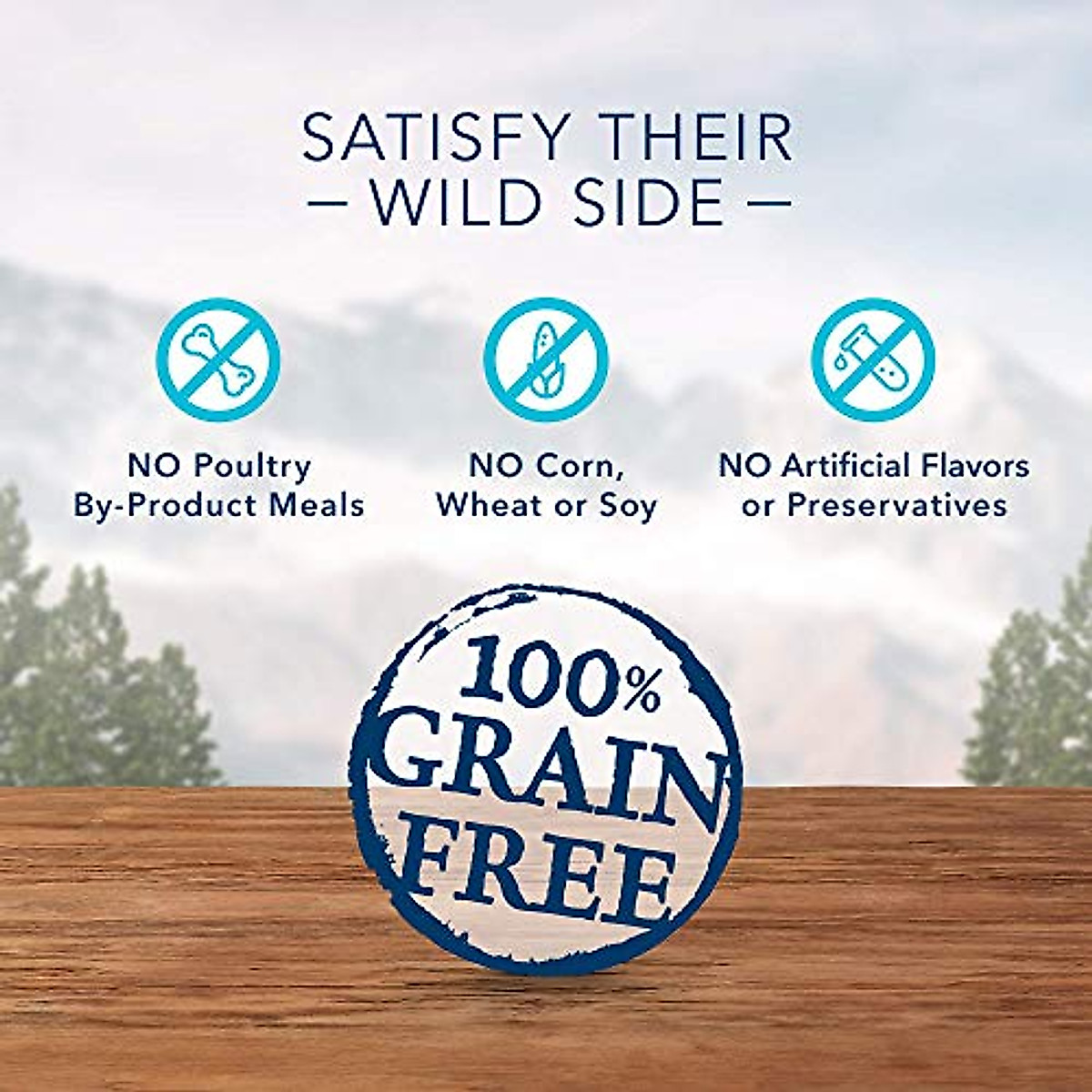 Blue Buffalo Wilderness Trail Treats Wild Bites High Protein Grain Free Soft-Moist Dog Treats, Salmon 4-oz Bag