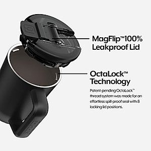 BrüMate Müv - 15oz 100% Leak Proof Insulated Coffee Mug with Handle & Lid - Stainless Steel Coffee Travel Mug - Double Walled Coffee Cup (Lilac Dusk)