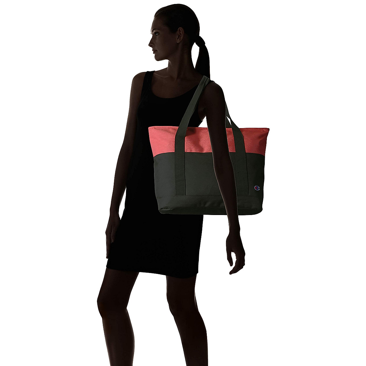 Champion unisex adult Signal Gym Tote Bags, Pink, One Size US