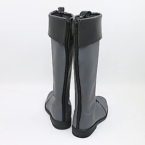 Yuanplate Rimuru Tempest Cosplay Shoes Boots Party Halloween Leather Boots Costume Props (Male US 12/EU46)