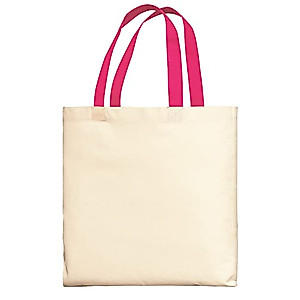90th Birthday Decorations For Women Blessed For 90 Years Pink Handle Canvas Tote Bag