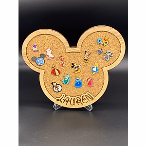 Personalized Pin Holder/Trading Pin Display/Cork Board/Home Decor (18", Minnie)