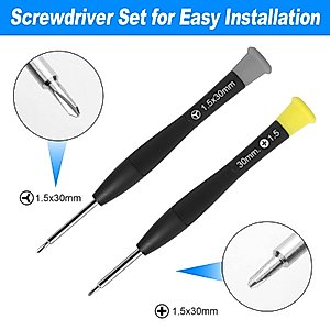Replacement Internal Cooling Fan for Nintendo Switch, EEEKit Fan Replacement Part CPU Heatsink Cooler for HAC-001 NS 2017 Console with Y Cross Screwdriver Repair Tool Kit