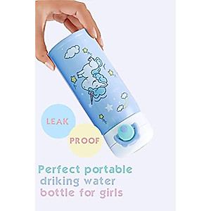 Unicorn Water Bottles for Girls Thermoses Stainless Steel Water Bottle Vacuum Insulated Water Flask Gift for Girls (blue)