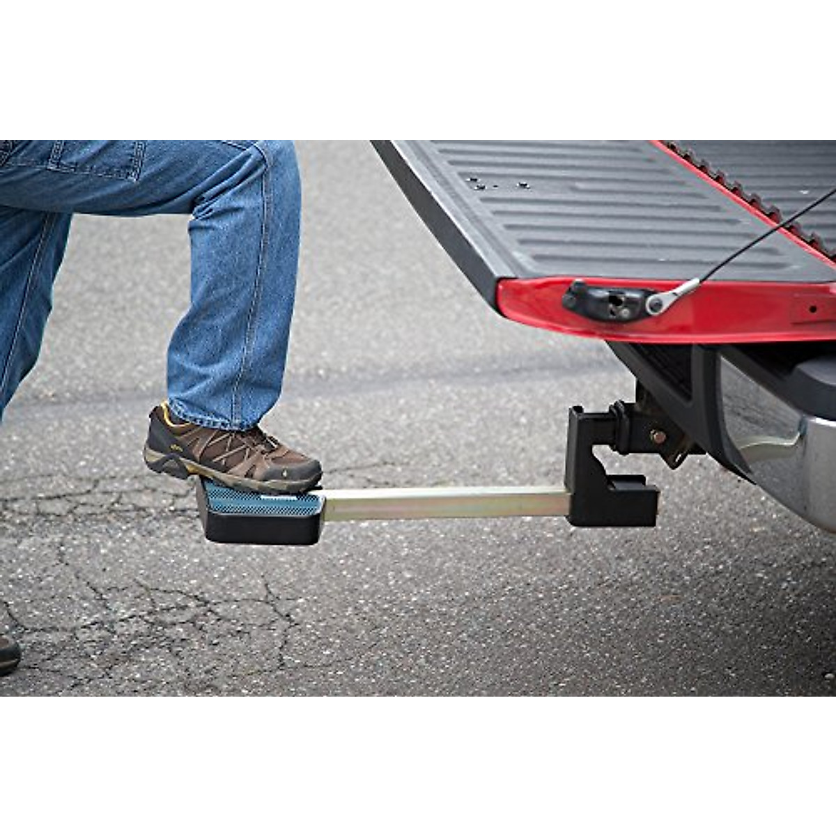 Heininger 4037 HitchMate TruckStep XL for Full Size Deep Pick-ups, Black,