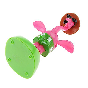 2pcs Solar Powered Car Toy Animal Solar Powered Dancing Dolls Dancing Cactus Crane Home Car Ornament Kids Toys Gifts