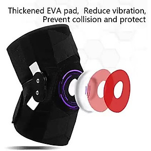 ZCAREPHARMA Knee Brace for Knee Pain Relief | Neoprene Knee Brace for Working Out, Running, Injury Recovery |