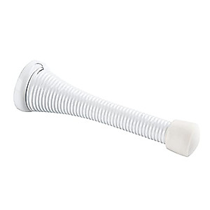 Amazon Basics Spring Door Stop - White, 12-Pack