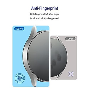 iDaPro Screen Protector for HUAWEI Watch GT 2 GT2 46mm Watch [4 Pack] Tempered Glass Anti-Scratch Bubble-Free Easy Installation