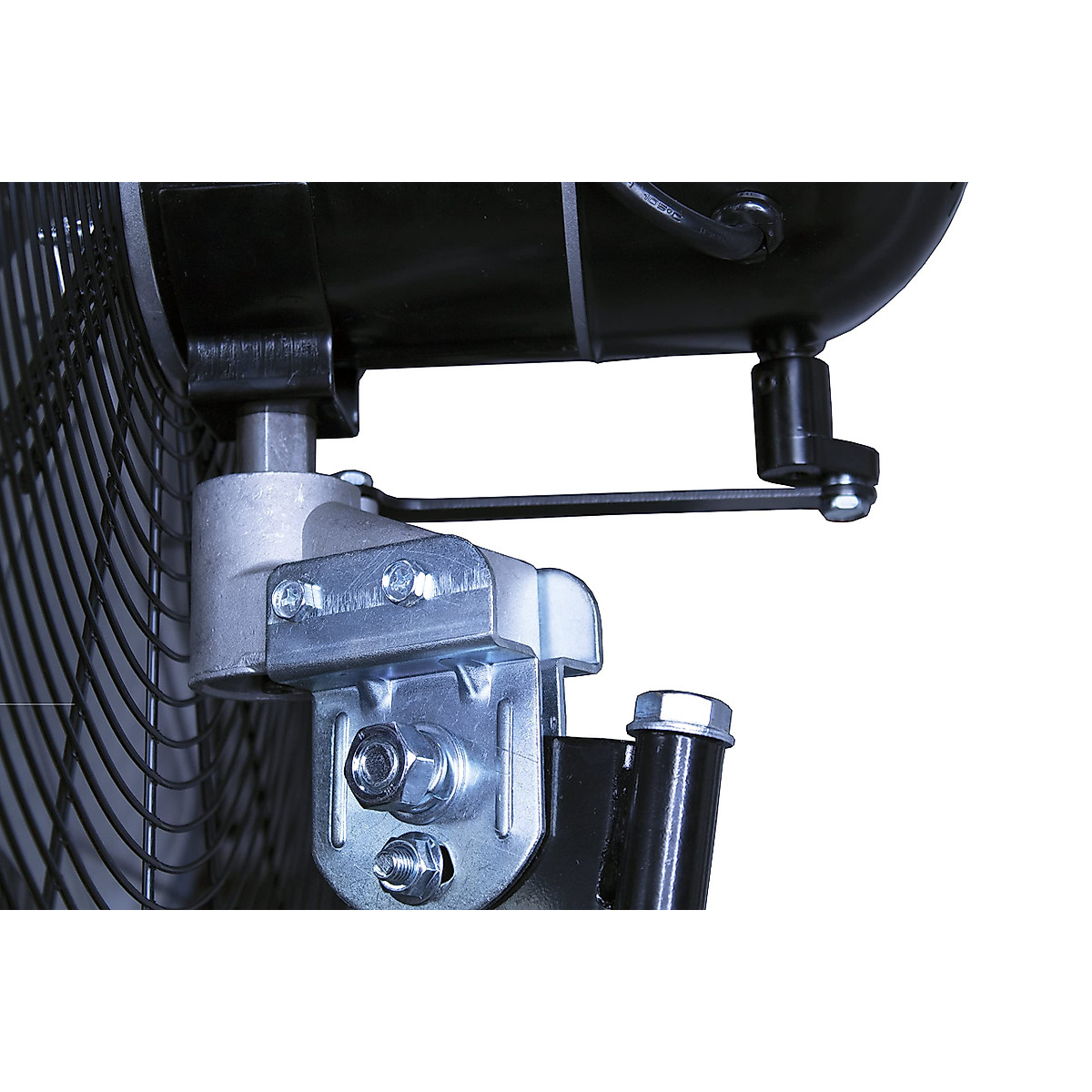 K Tool International 77732; 30” Oscillating Wall Mounted Industrial Fan; Perfect Fan to Cool a Shop, Patio, or Barn, 3 Speed Motor, 6 Foot Power Cord, 7,930 Max CFM, Mounting Hardware included, Black