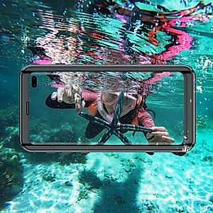 GOLDJU Samsung Galaxy S10 Plus Waterproof Case,S10 Plus Built in Screen Protector 360° Full Body Protective Shockproof Dirtproof Sandproof IP68 Underwater 6.4