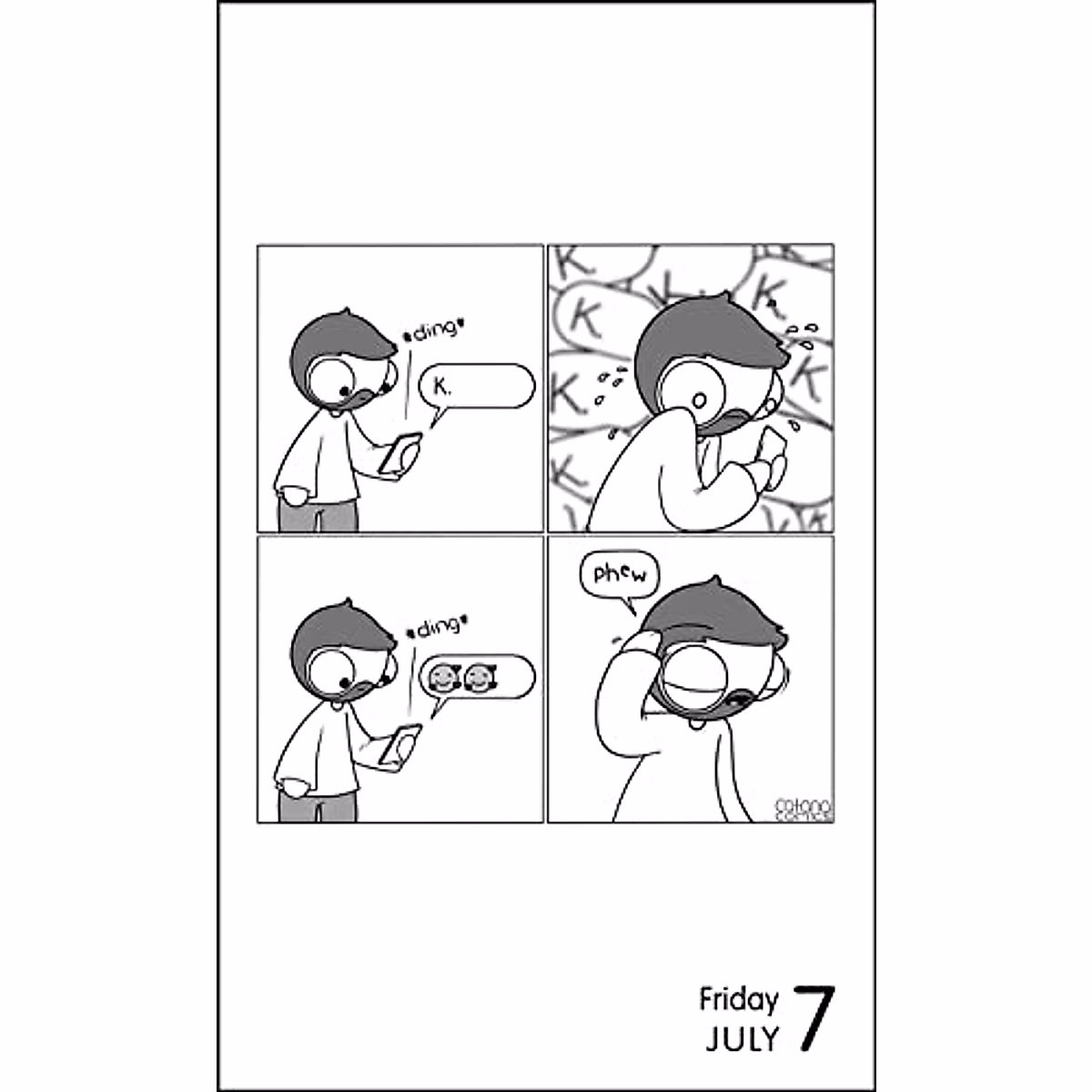 Catana Comics Little Moments of Love 2023 Deluxe Day-to-Day Calendar