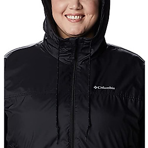 Columbia Women's Flash Challenger Lined Windbreaker, Black, Small