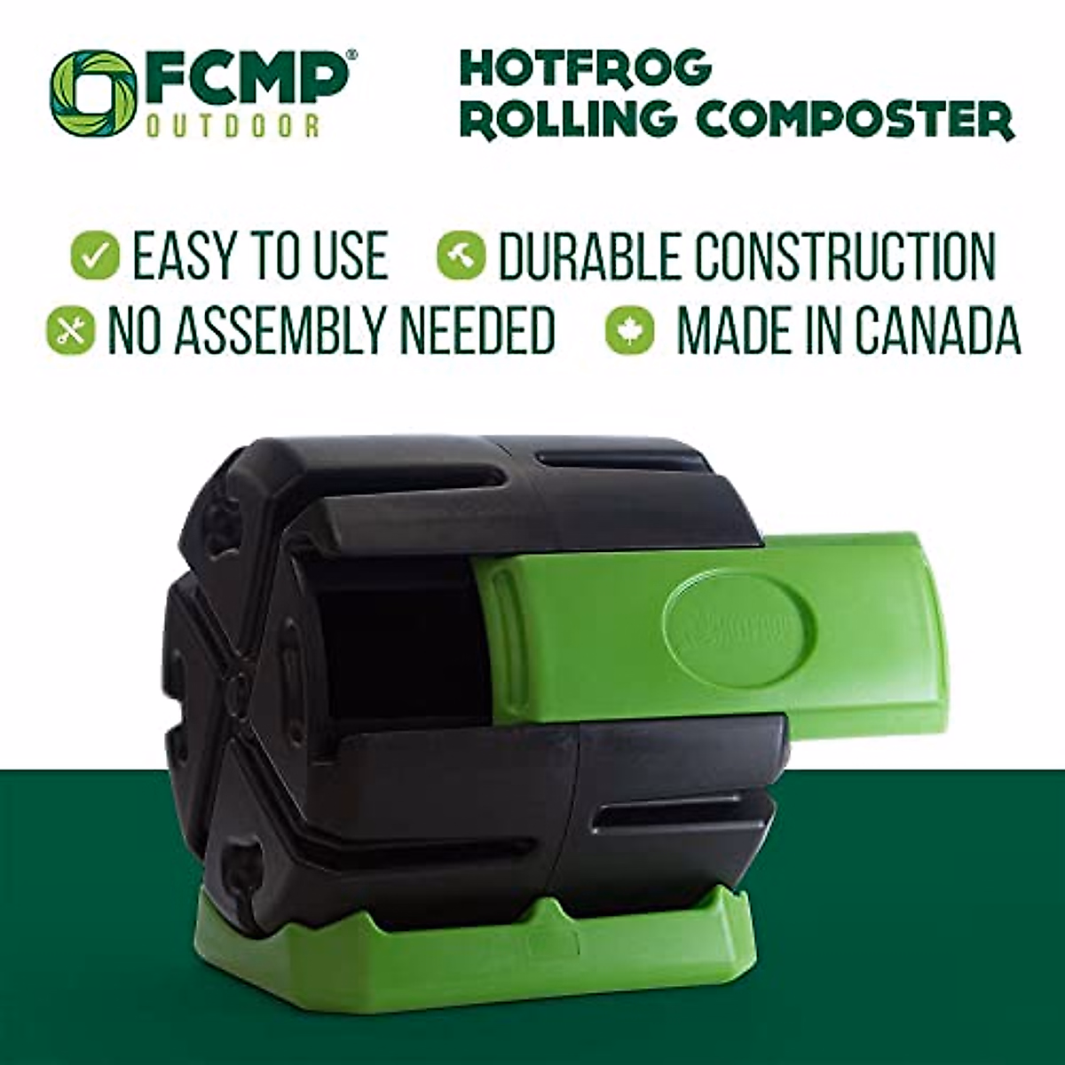 FCMP Outdoor HOTFROG Rolling Composter