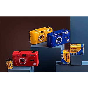 Kodak M38 35mm Film Camera - Focus Free, Powerful Built-in Flash, Easy to Use (Starry Black)