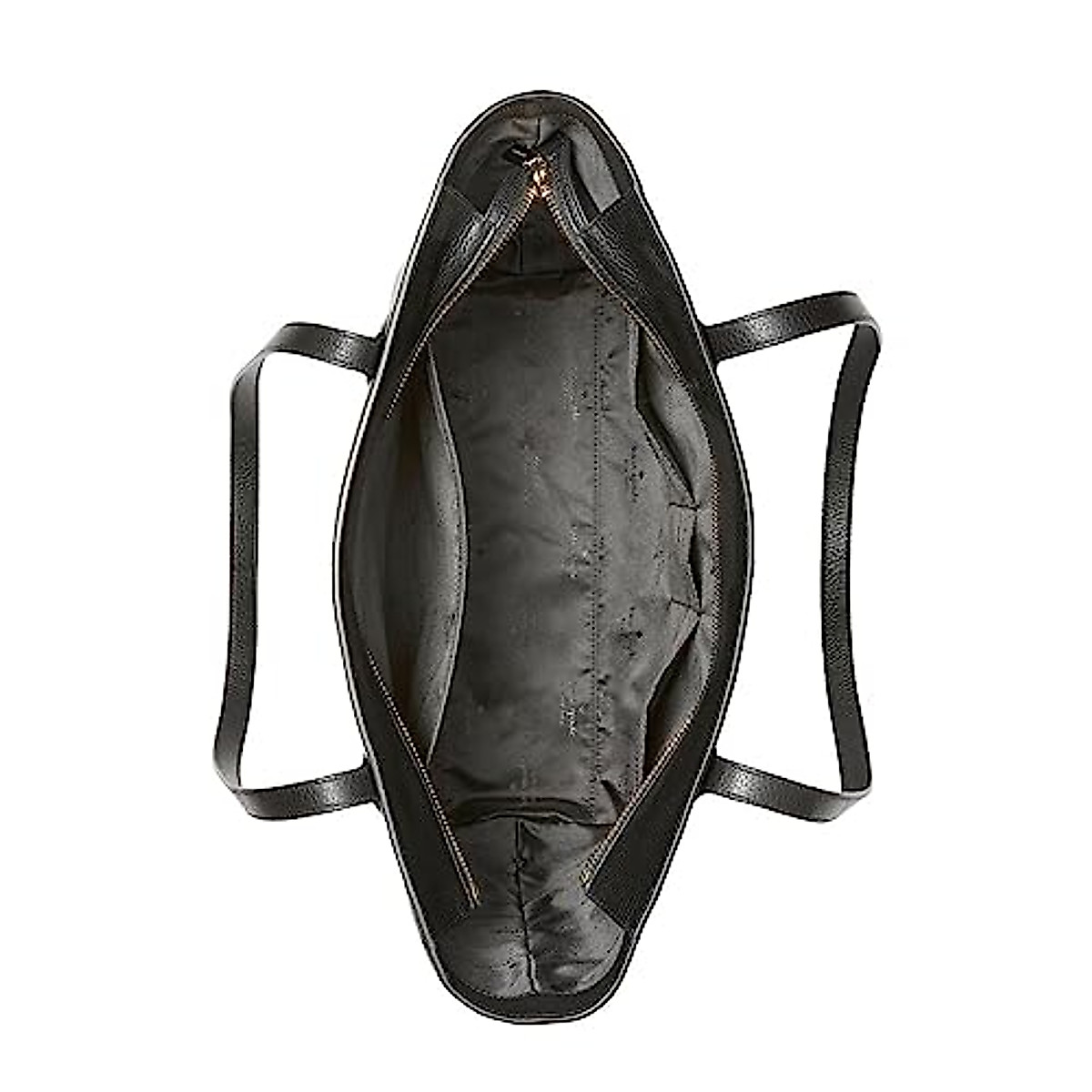 kate spade handbag for women Leila shoulder bag tote bag in leather (Black), Black