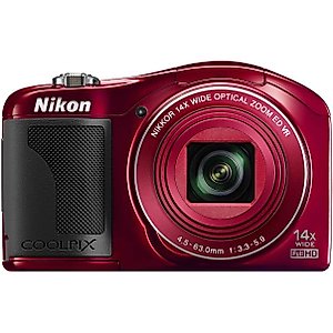Nikon COOLPIX L610 Digital Camera (Red) (OLD MODEL)