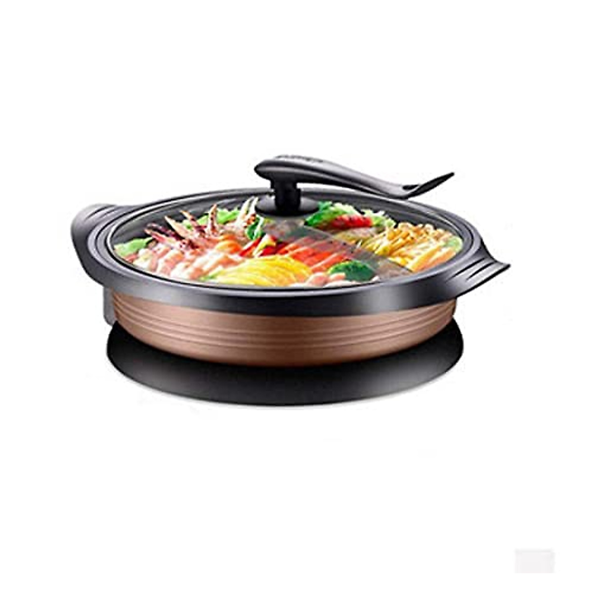Electric Wok Multi-Function Electric Fire Pot 2 Household Electric Boiling Hot Pot Cooking 4 Fried Roast One Pot Can Be Used In Kitchen Restaurants Gourmet Cooking