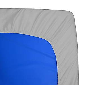 American Baby Company Microfiber Standard Day Care Nap Mat Sheet, Gray, 24" x 48" x 4", for Boys and Girls