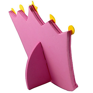 EMILYSTORES EVA Sponge Frame Size 5 Inch Princess Pink Toy Mirror 1PC