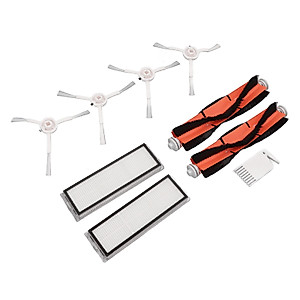 TOPINCN Replacement Parts Accessories Compatible for 1C for Dreame F9 1T for Vacuum Mop Replacement Brush Filters White Flat Comb Kit