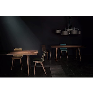 River 'Rectangle' Dining Table. All solid Hardwood. Highest quality on Amazon.