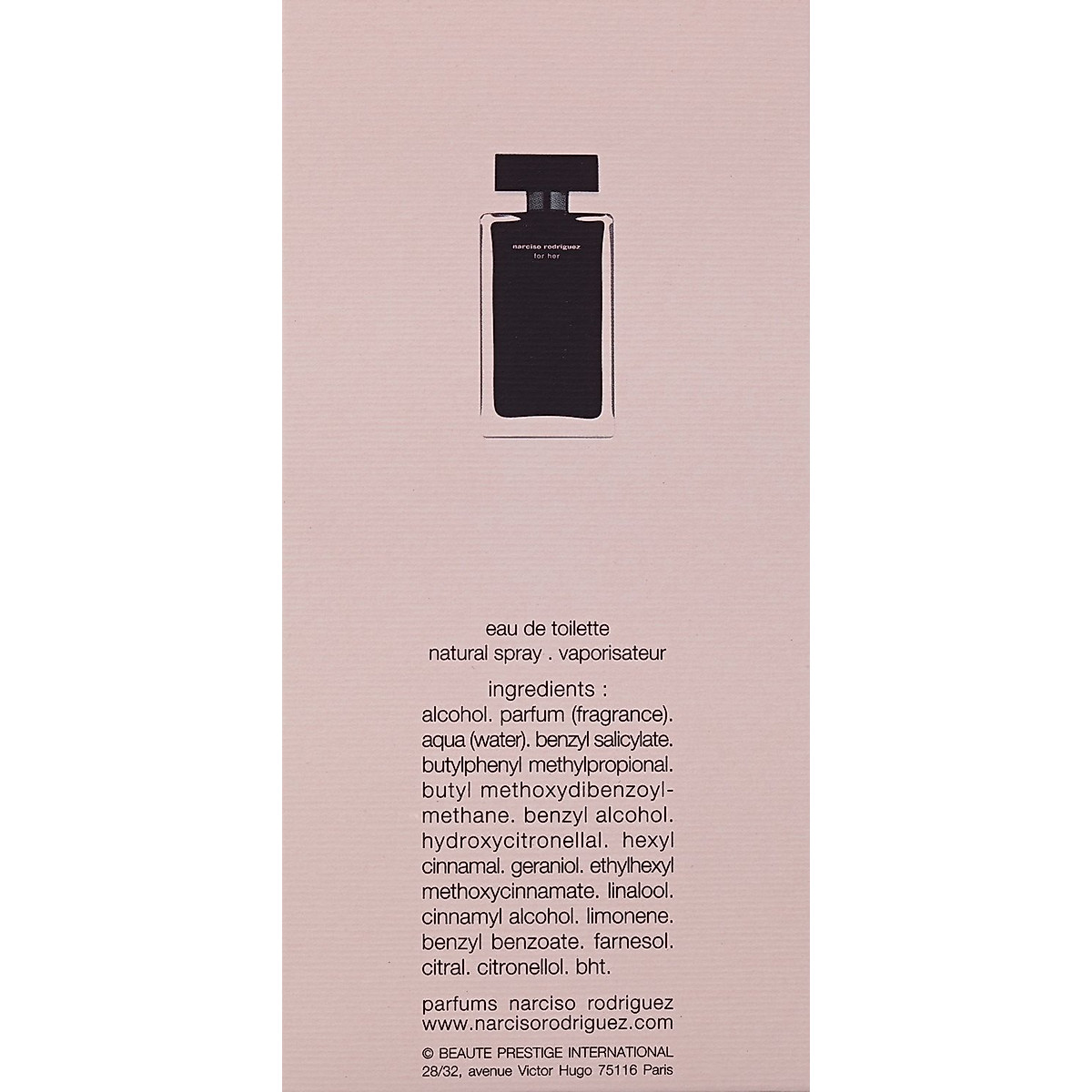 Narciso Rodriguez – For Her Women's Eau de Toilette 100ml/3.4oz Spray