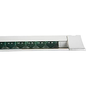 San Jamar CK6530A Anodized Aluminum Slide Check Rack, 30 inch Length x 3/4 inch Width x 2 inch Height