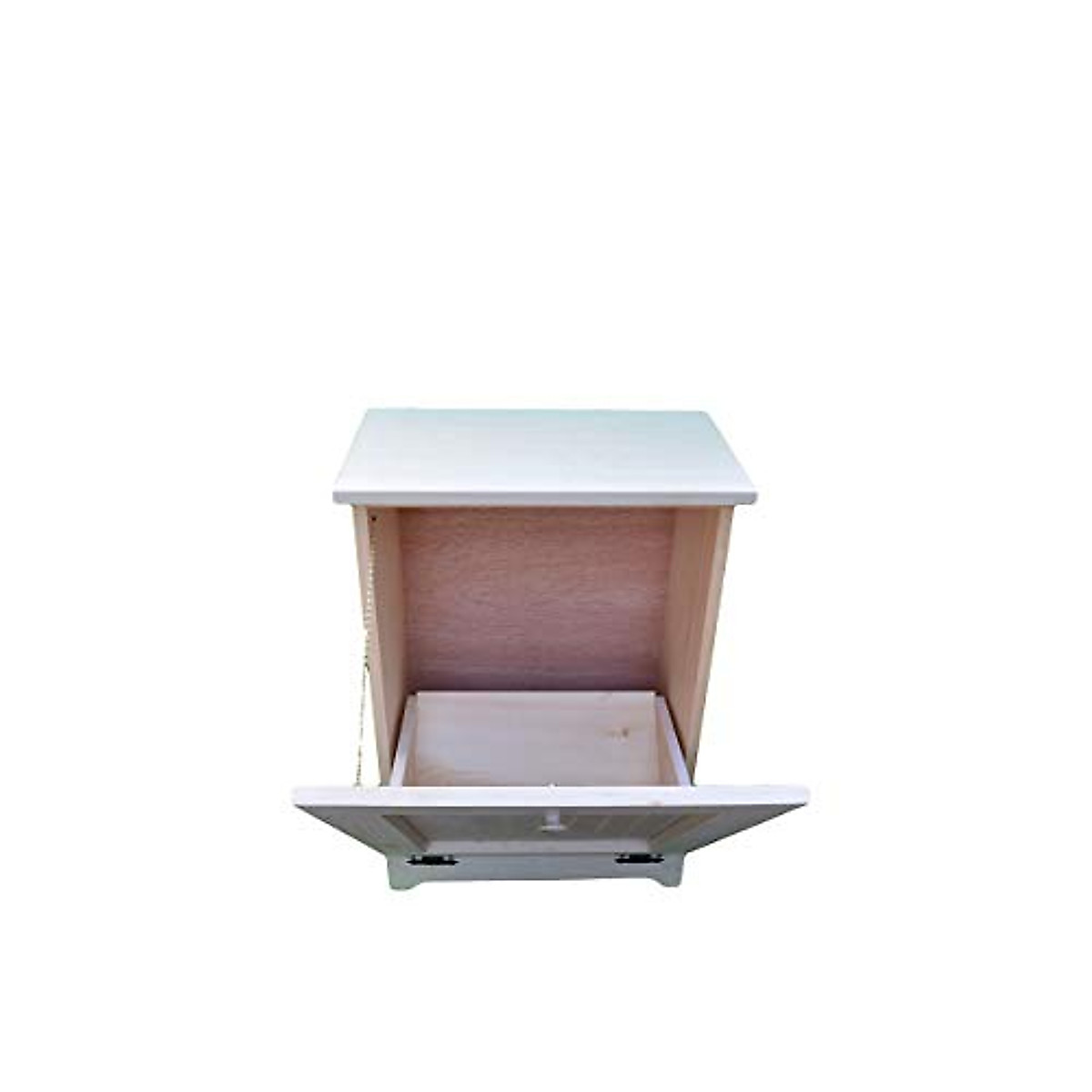 Amish Wares Tilt Out Solid Pine Unfinished Trash Bin Can Holder/Laundry Clothes Hamper