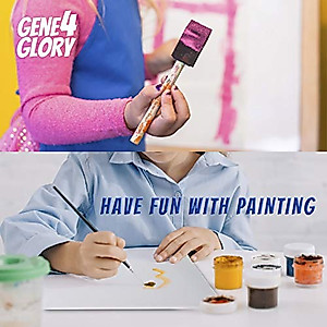 GENE4GLORY Canvas Panel 40 Pack - 8x10 Inch Artist Canvas Board for Painting