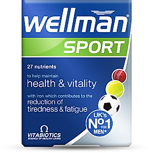 Vitabiotics Wellman Sport Tablets, 30 Tablets Wellman