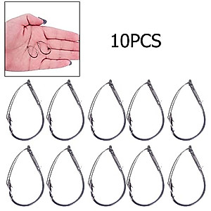 hanxiaoyishop Fishing Hooks 10pcs/Box High Carbon Steel Wacky Rig Hooks Weedless Barbed Fishing Wide Gap Hook Fishing Tools Terminal Tackle Accessories Fishing (Color : 2#)