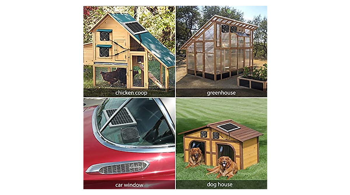 Allto Solar Waterproof Solar Fan Kit - Eco-Friendly Cool Ventilation