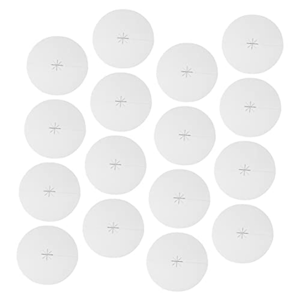 SEWACC 300 Pcs Candle Tray Accessory Tray Office Tables for Home Home Candles Candles Drip Protector Paper Drip Protectors Drip Protective Plate Aluminum Foil White Wafer