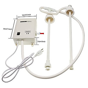 UD Bottled Water Dispenser Pump System Food Grade Self priming 110V 1GPM Suitable for Coffee Brewer Ice Maker Refrigerator Double tube 9inchinch x 4.6inchinch x 3inchinch