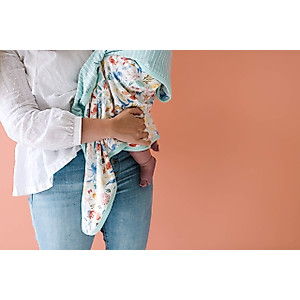 Large Premium Knit Baby 3 Layer Stretchy Quilt Blanket"Nautical" by Copper Pearl